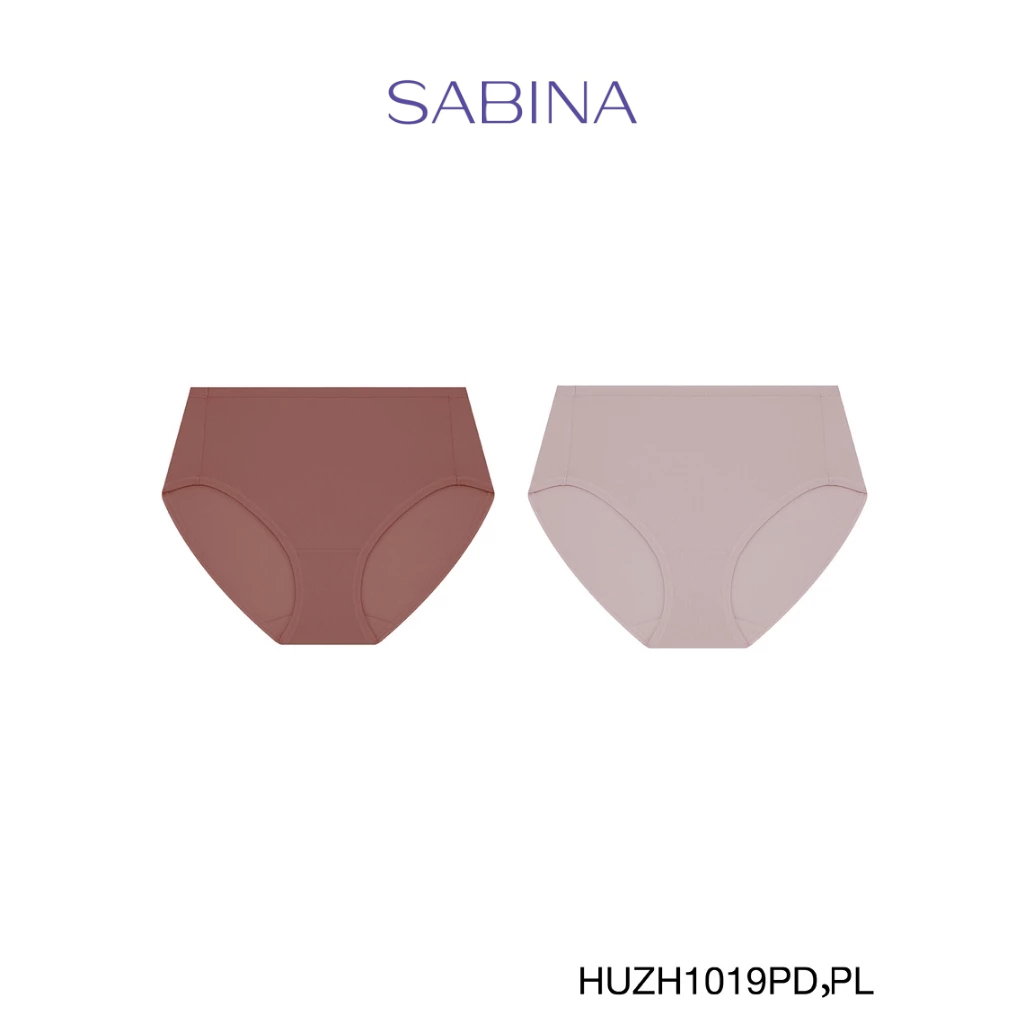 (Set 2 pcs.) Sabina Basic Half Panty Style no. HUZH1019PD+HUZH1019PL ...
