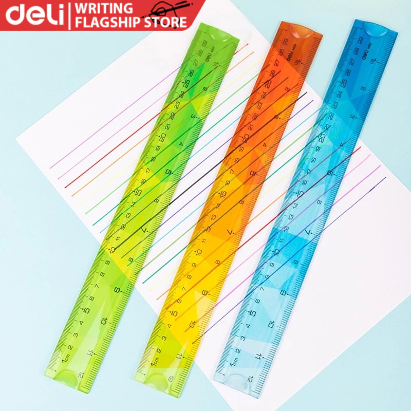 Deli EH651 Twist Soft Ruler Metric Inch School Supplies Office Supplies ...