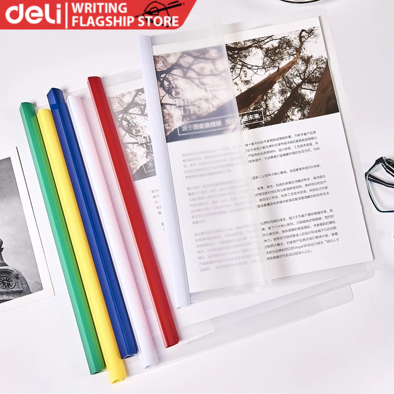Deli A4 Sliding Folder Report File Storage Paper Folder 5901 Office ...
