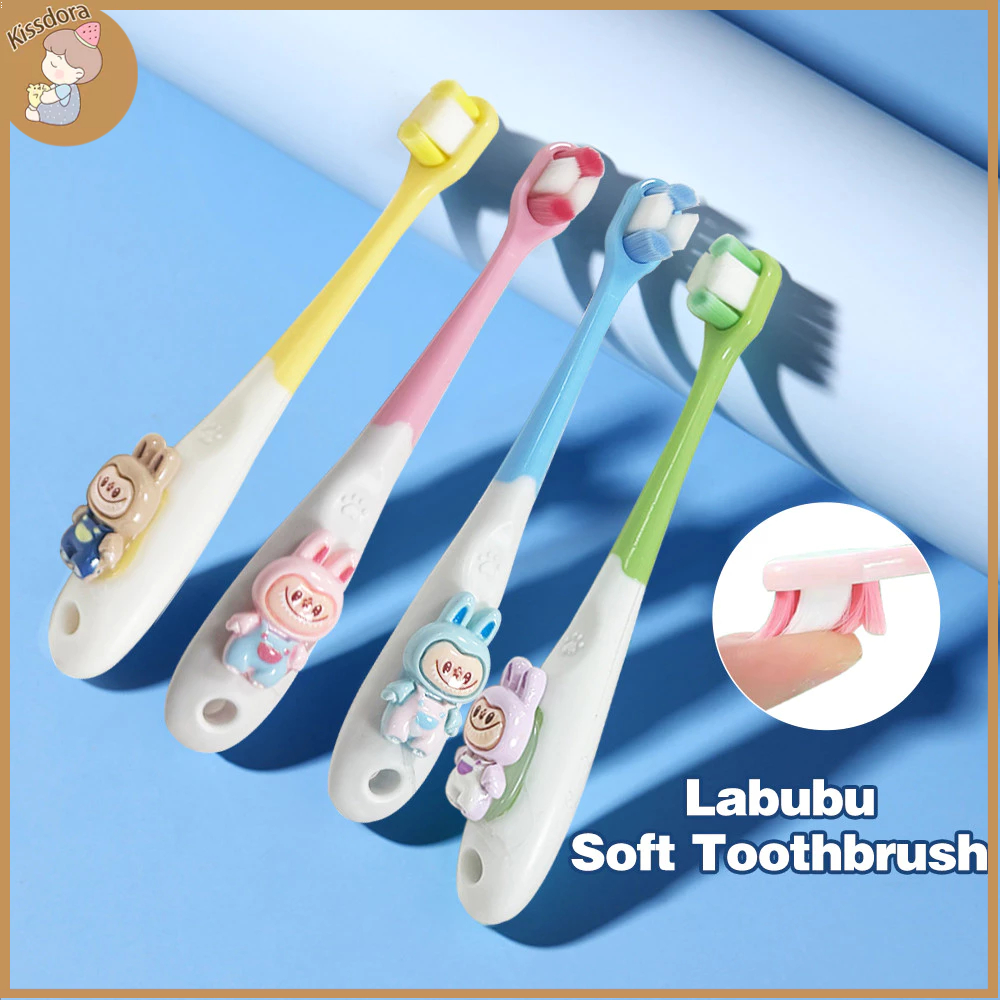 Kissdora Children's Soft Bristle Toothbrush 2-12 Years Old Toothbrush ...
