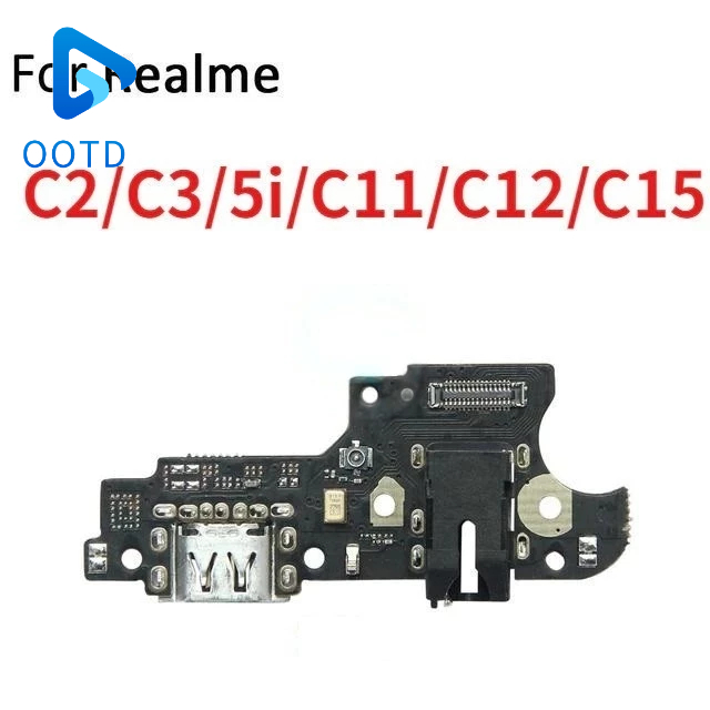 For OPPO Realme C11/C12/C15 Realme C2 C3/5i Charger USB Dock Charging Dock Port Board Cable ...