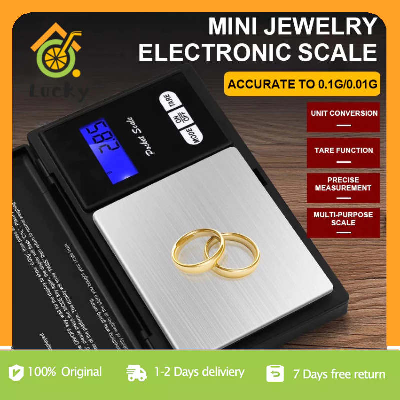Mini Electronic Scale Pocket 500g X 0.1g Digital Scale for Gold ...