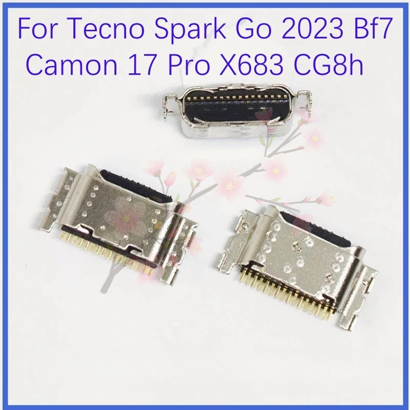 5-50pcs Charging Port Pin Type C For Tecno Spark Go 2023 Bf7 Camon 17 ...