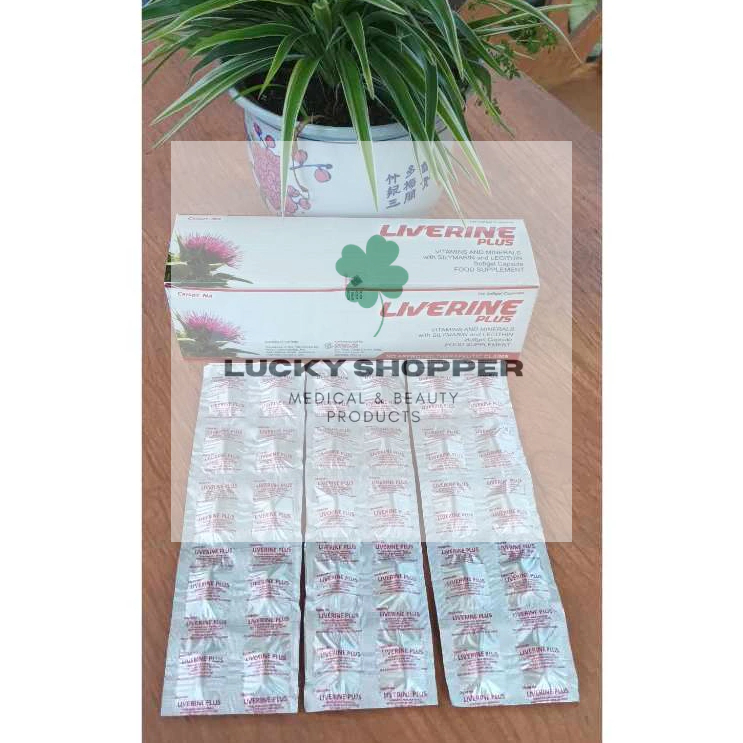 Liverine Plus Vitamins and Minerals with Silymarin and Lecithin (Sold ...