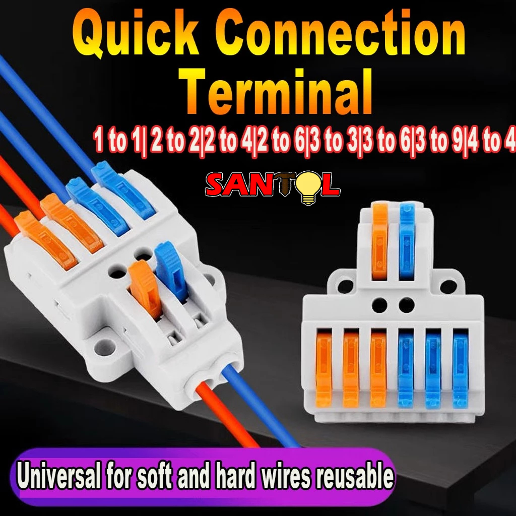 Mini Quick Connector Universal Impact Separator Cable Push -in Wire ...