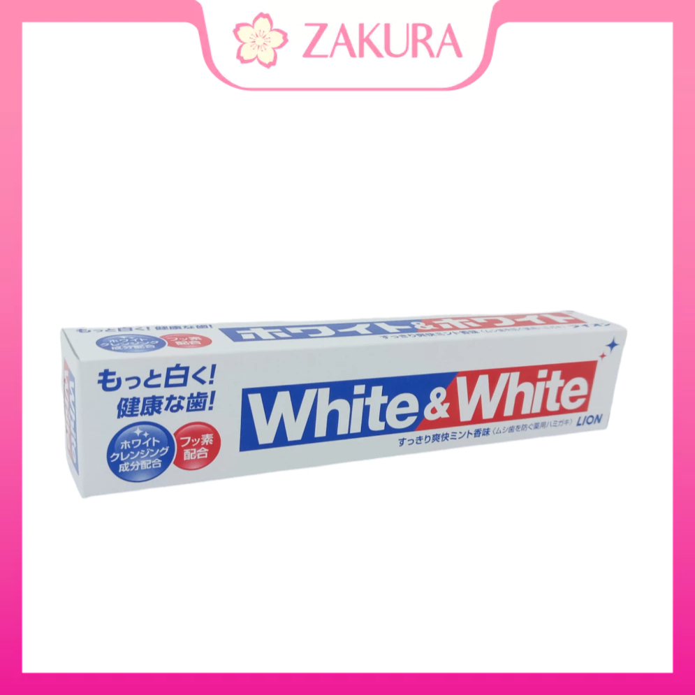 Lion White &White Toothpaste 150g | Shopee Philippines