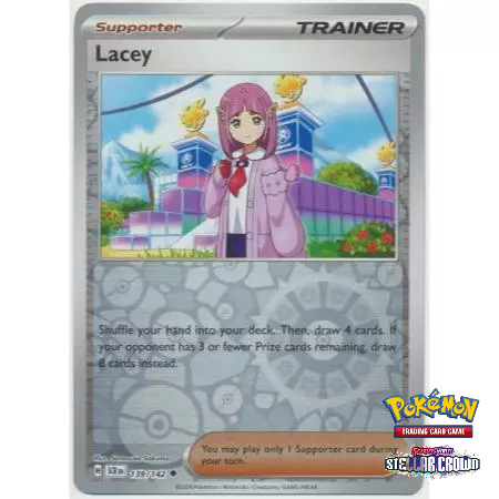 Pokemon Trading Card Game - Stellar Crown - Lacey (Reverse Holo) (139/ ...