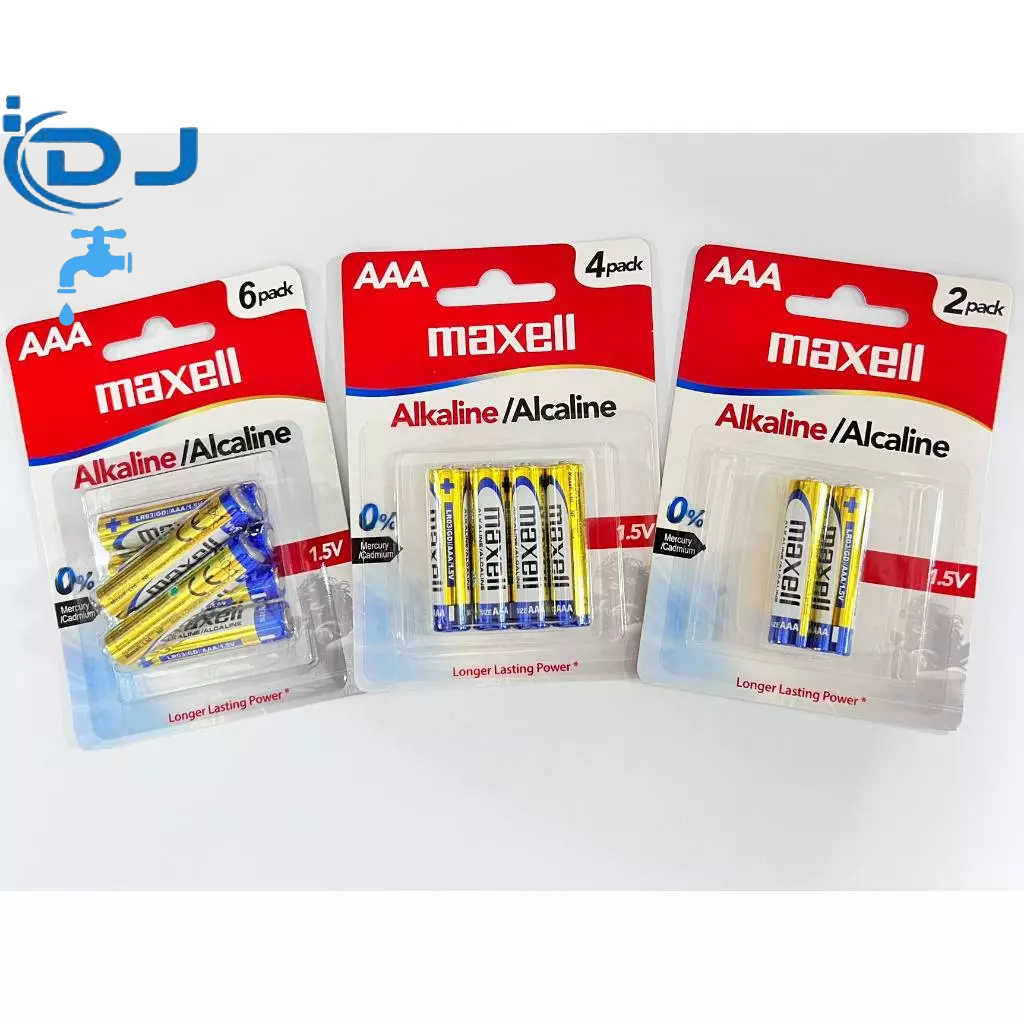 AAA LR03 GD Maxell Original High Power Long Lasting Battery | Shopee ...
