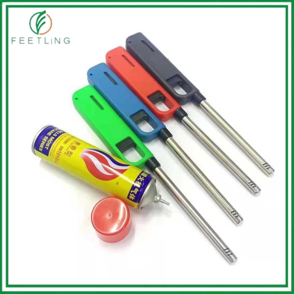 Refillable Long-Reach Barrel Gas Lighter Stove Kitchen Fireplace Butane ...