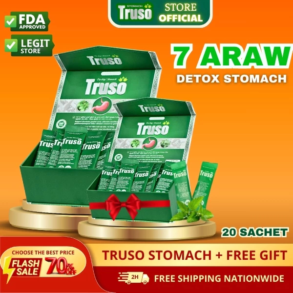 ( 1BOX 20sachet ) TRUSO Stomach reduces epigastric ulcers, gastric acid ...