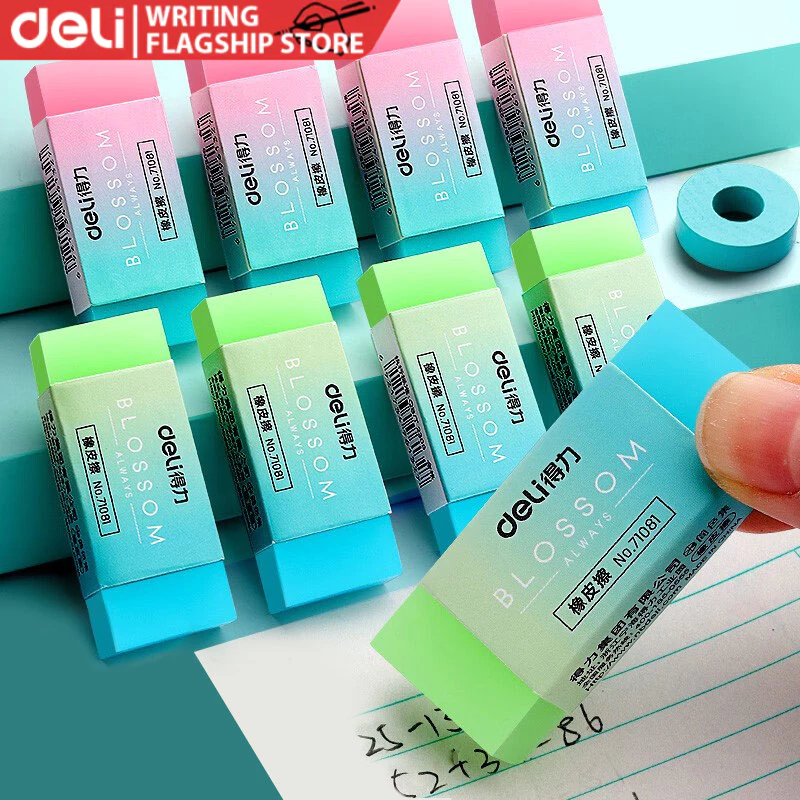 Deli Eraser Jelly Color Soft Eraser 71081 School Supplies | Shopee ...