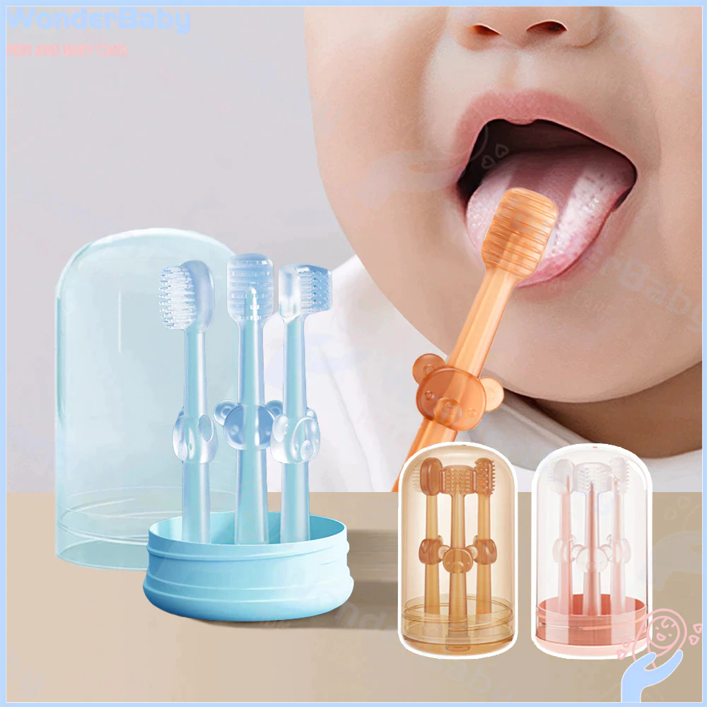 Wonderbaby 3pcs Baby Oral Cleaner nano Silicone tongue cleaner ...