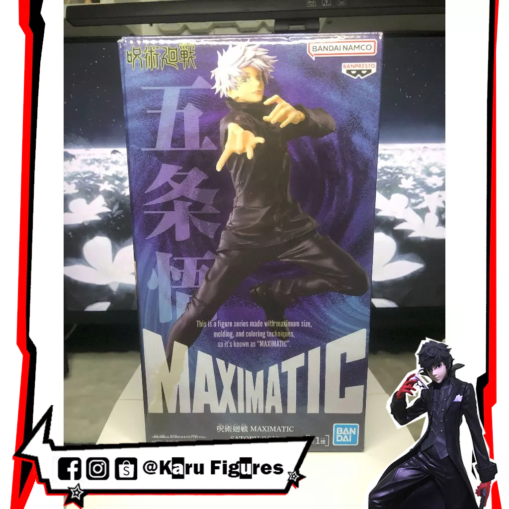 Authentic Satoru Gojo Maximatic Figure - Jujutsu Kaisen | Shopee ...