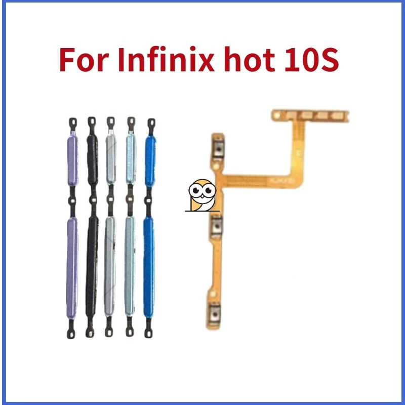 Poower Volume button flex For Infinix hot 10S X689 Switch Power ON OFF ...