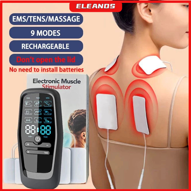 TENS Massager Rechargeable Electric Therapy Machine For Stroke Patient ...
