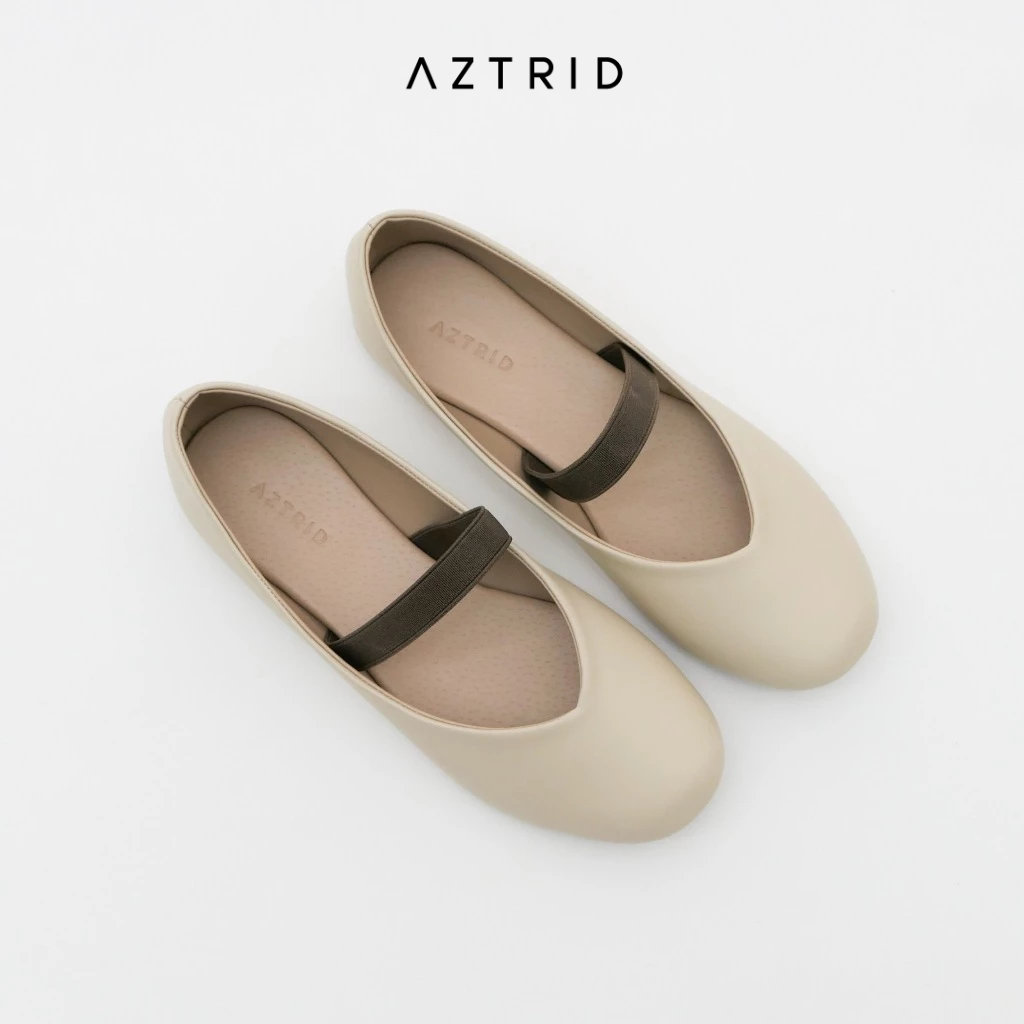 AZTRID Ballerina Women Flat Shoes Casual Slip-On Ballet Flats with ...