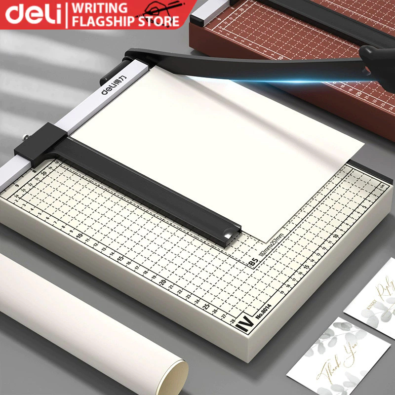 Deli Paper Cutter Scrapbook Trimmer Photo Trimmers Cutter 8014 Cutting ...
