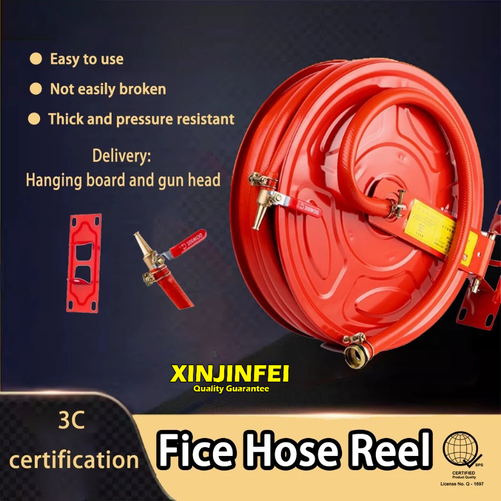 20/25/30M Fire Hose Reel Water Pipe Hose Fire Hydrant Box Self Rescue ...