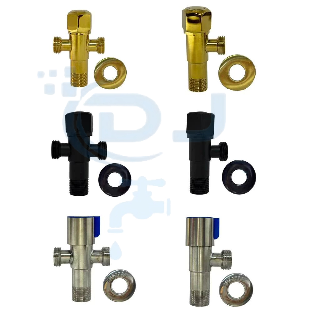 Double Angle valve stainless angle valve for bidet and toilet bidet set ...