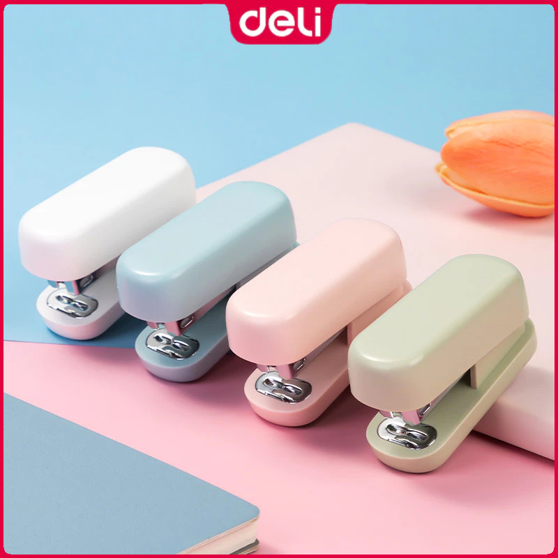 Deli Mini Stapler 15 Sheets 24/6 & 26/6 Mixed EM212 | Shopee Philippines