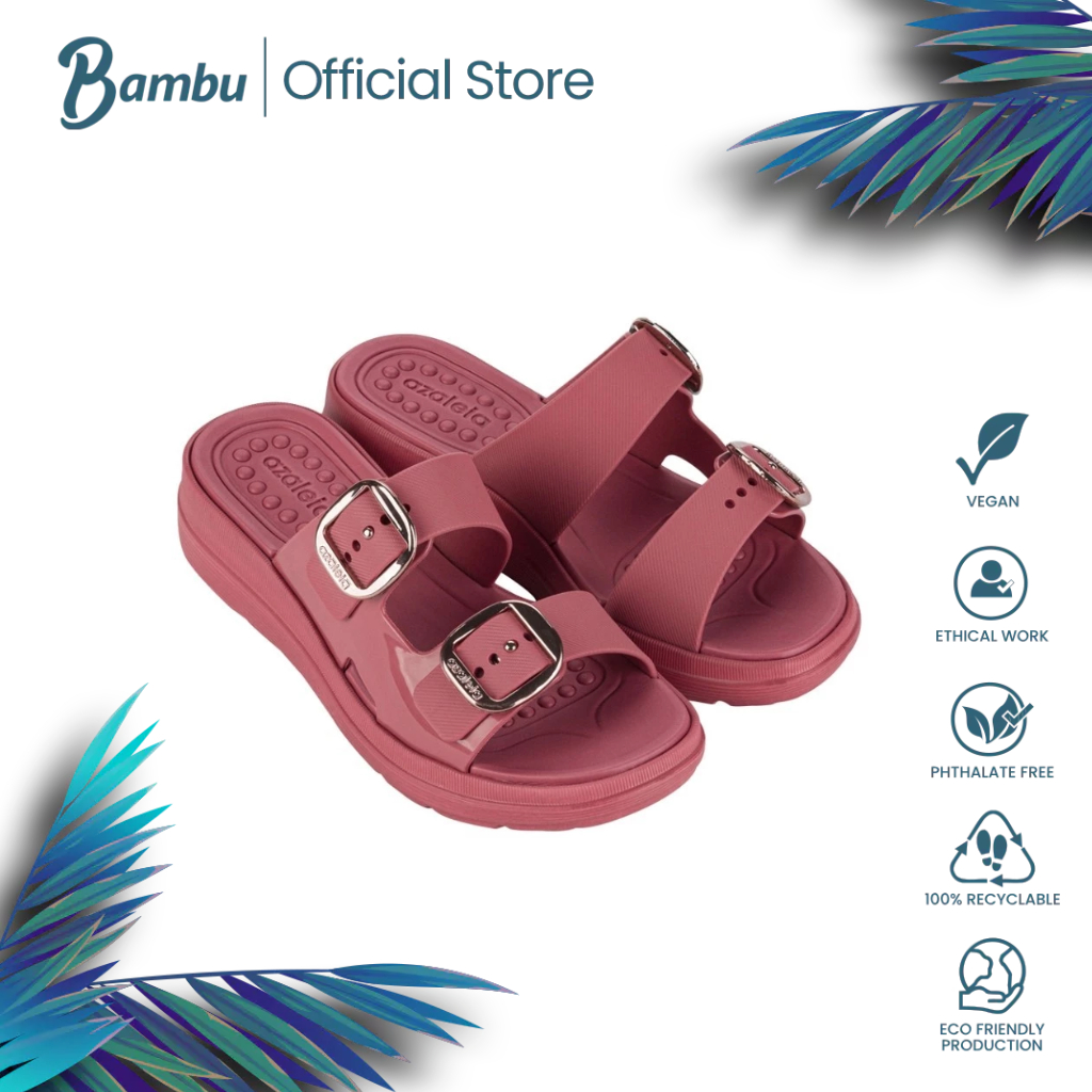 Azaleia Cida Soft Tam Red Women's Wedge Sandals | Shopee Philippines