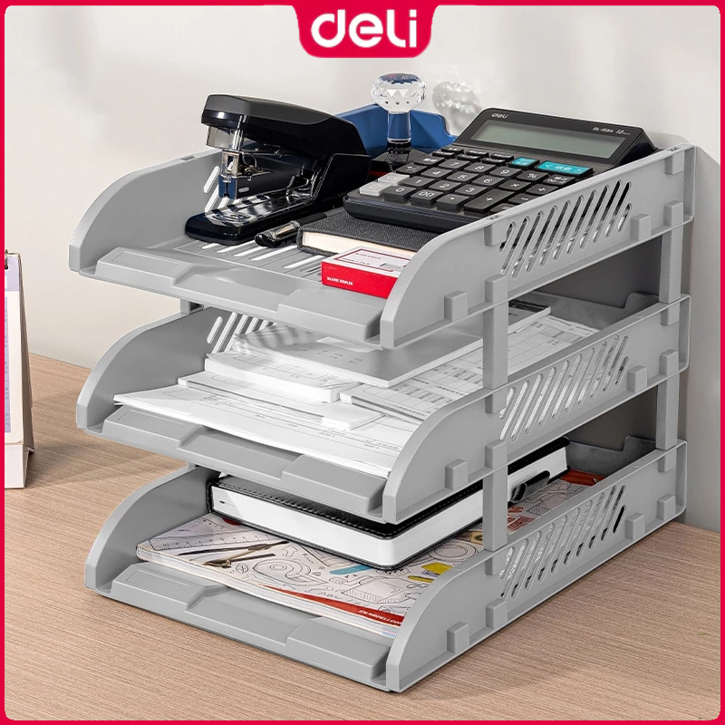 Deli E9213 Three Layer File Disk | Shopee Philippines