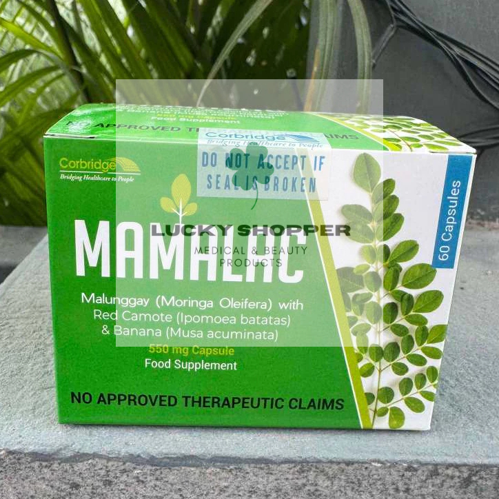 Mamalac Malunggay with ( Red Camote & Banana 550mg capsule Food ...