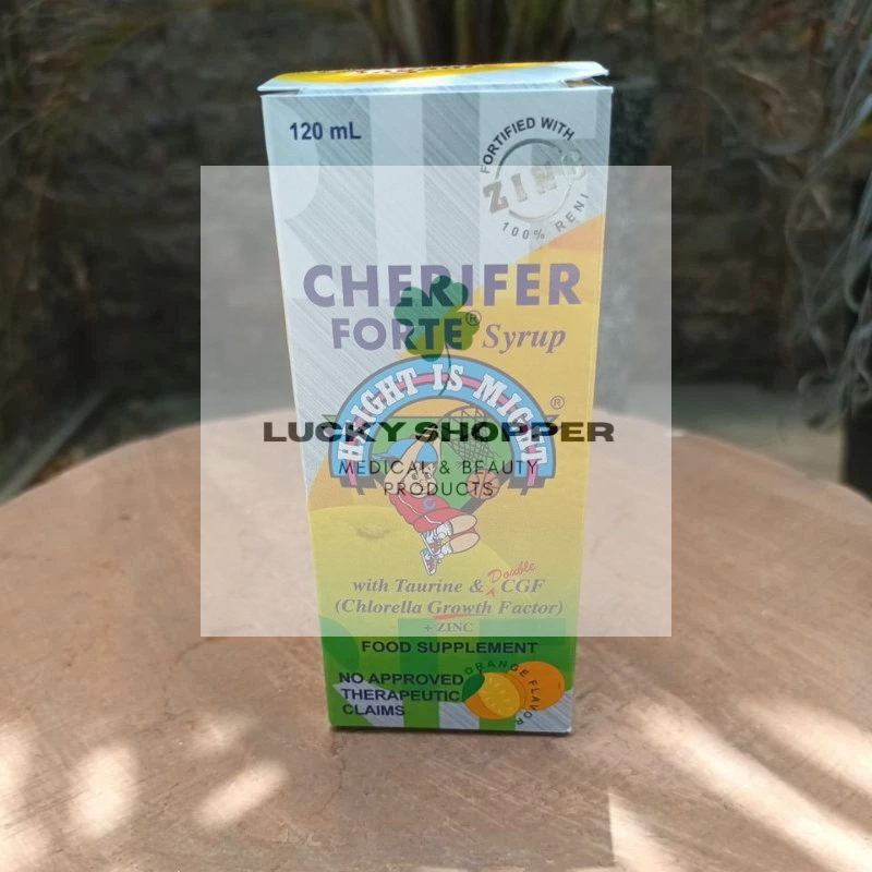 Cherifer Forte Syrup with Zinc 120ml | Shopee Philippines