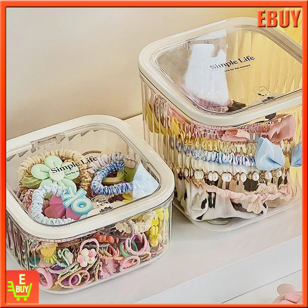 Versatile Hair Accessory Organizer Large Capacity Desktop Storage Box ...