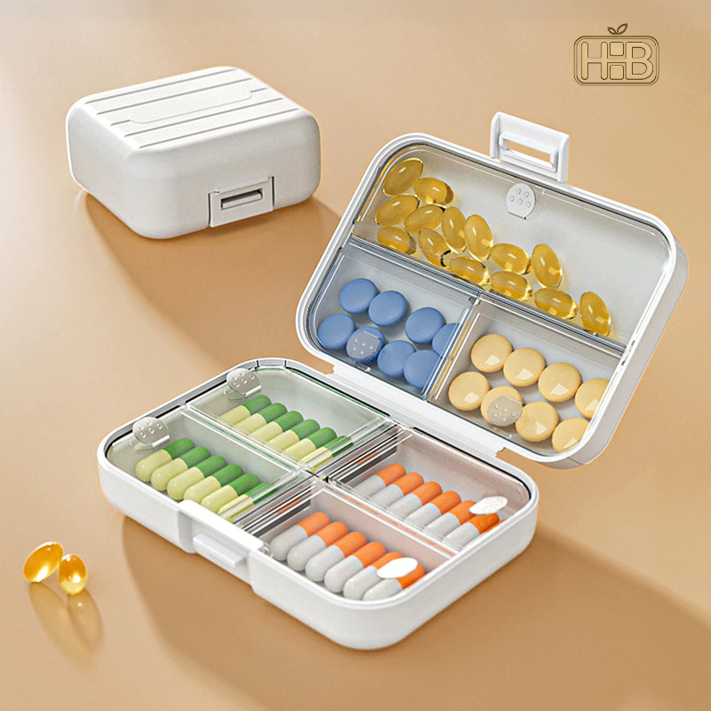 Travel Portable Medication Boxes Dispensing 7 days carry-on pill boxes ...