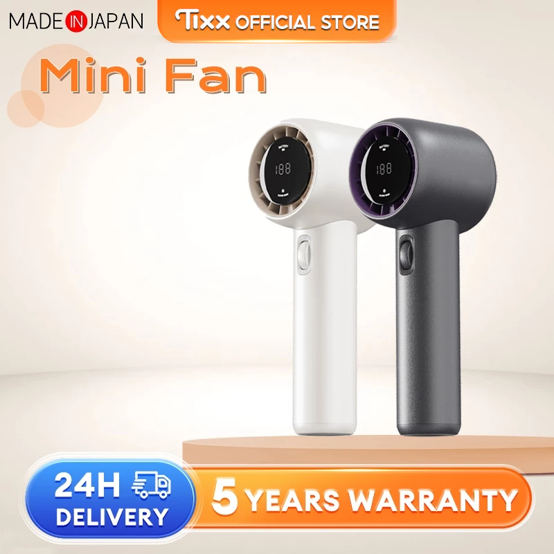 Tixx Brushless Turbo Fan 12Hour 100-Speed Portable fan 4500/6000mah ...