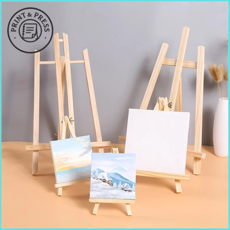 Mini Portable Wooden Art Easel Stand Adjustable Angle Tabletop Painting ...