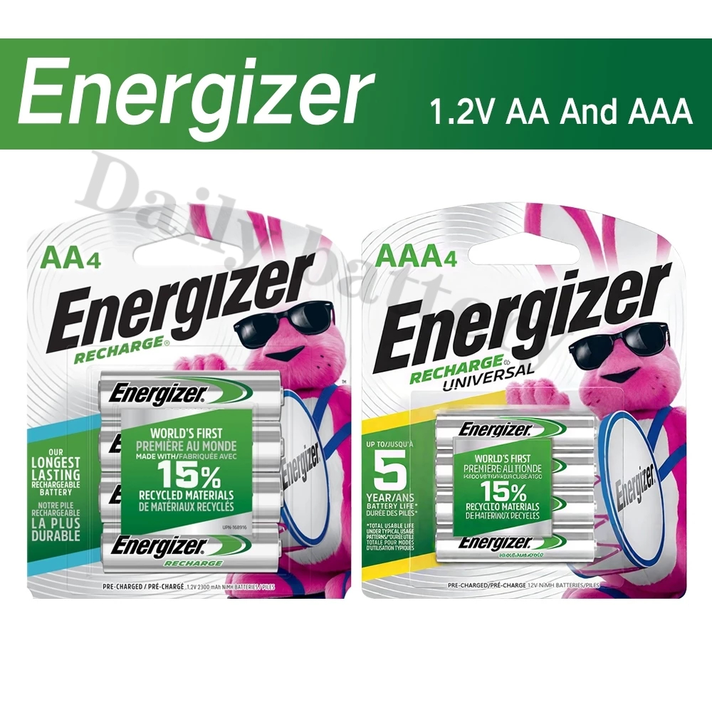 Energizer 1.2V 2300mAh AA Rechargeable Battery Or 800mAh AAA ...
