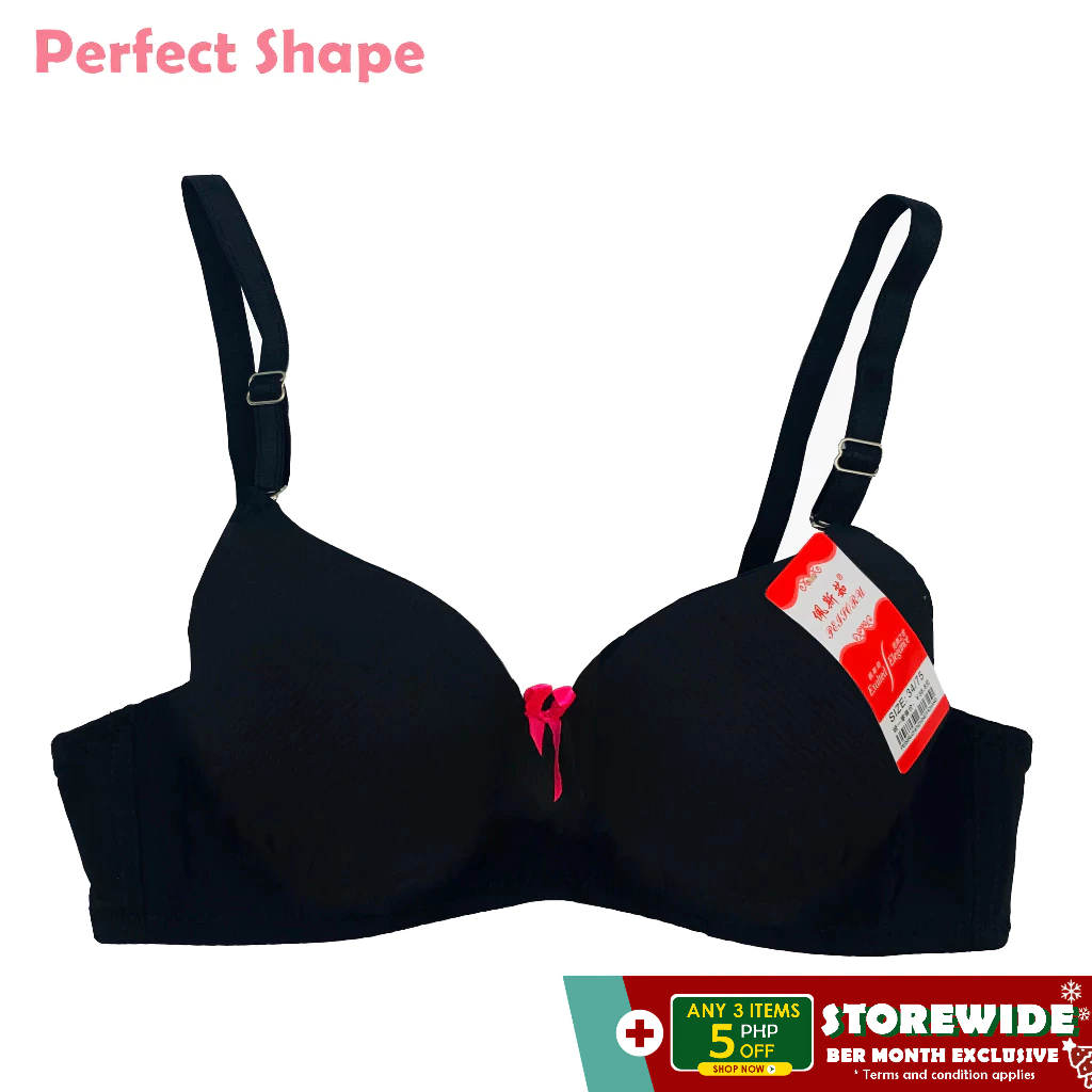 Perfect Shape Cup A Basic Underwire Bra Stripe Design (1pc) | Shopee ...