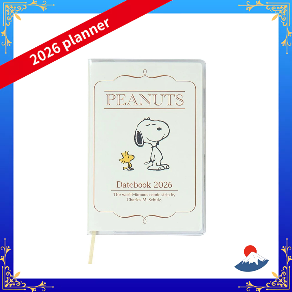 [Authentic] Sanrio Pocket Date Book 2026 Snoopy October Start Compact ...