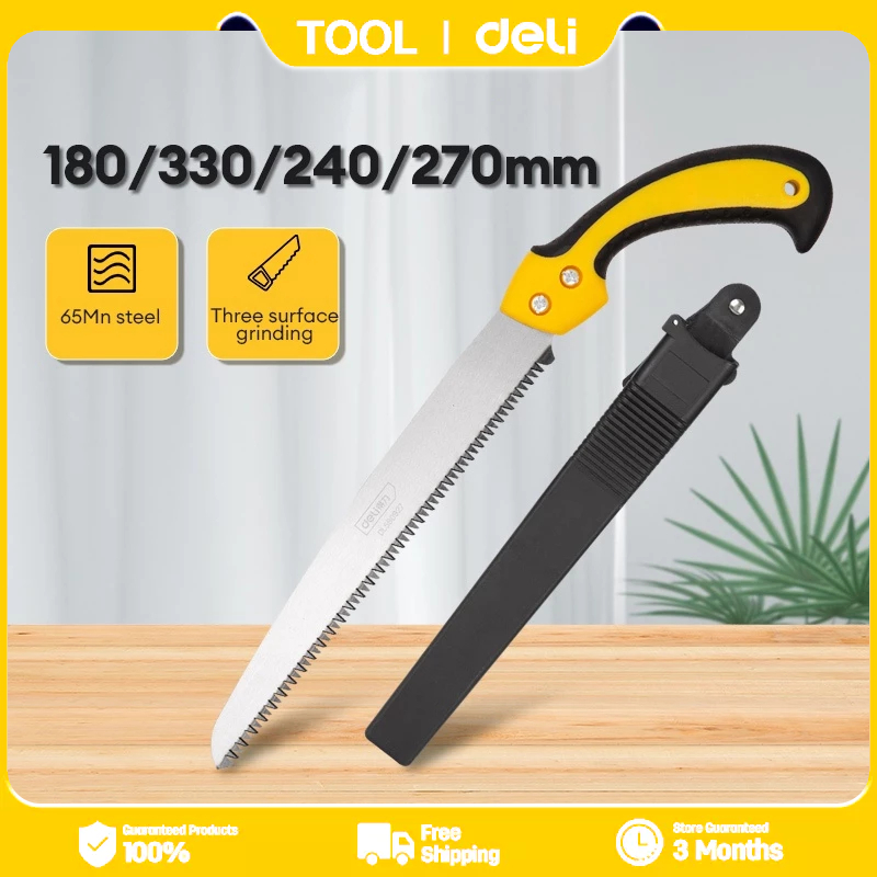 Deli 240mm Folding Saw Hand Saw Hardware Tool Garden Saw with Tool ...