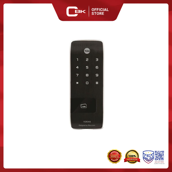 Yale Digital Rim Lock Mini YLHYDR343 | Shopee Philippines