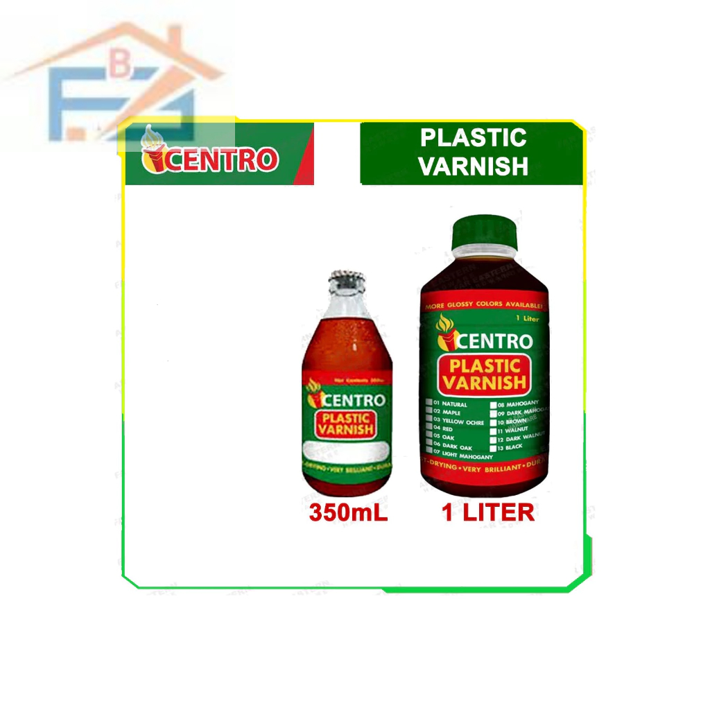 Centro Plastic Varnish 350cc and 1 Liter for Funiture | Shopee Philippines