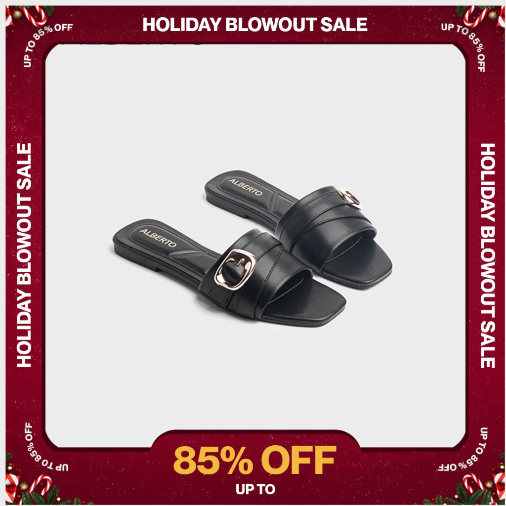 ALBERTO Women's Bree Flat Sandals | Shopee Philippines