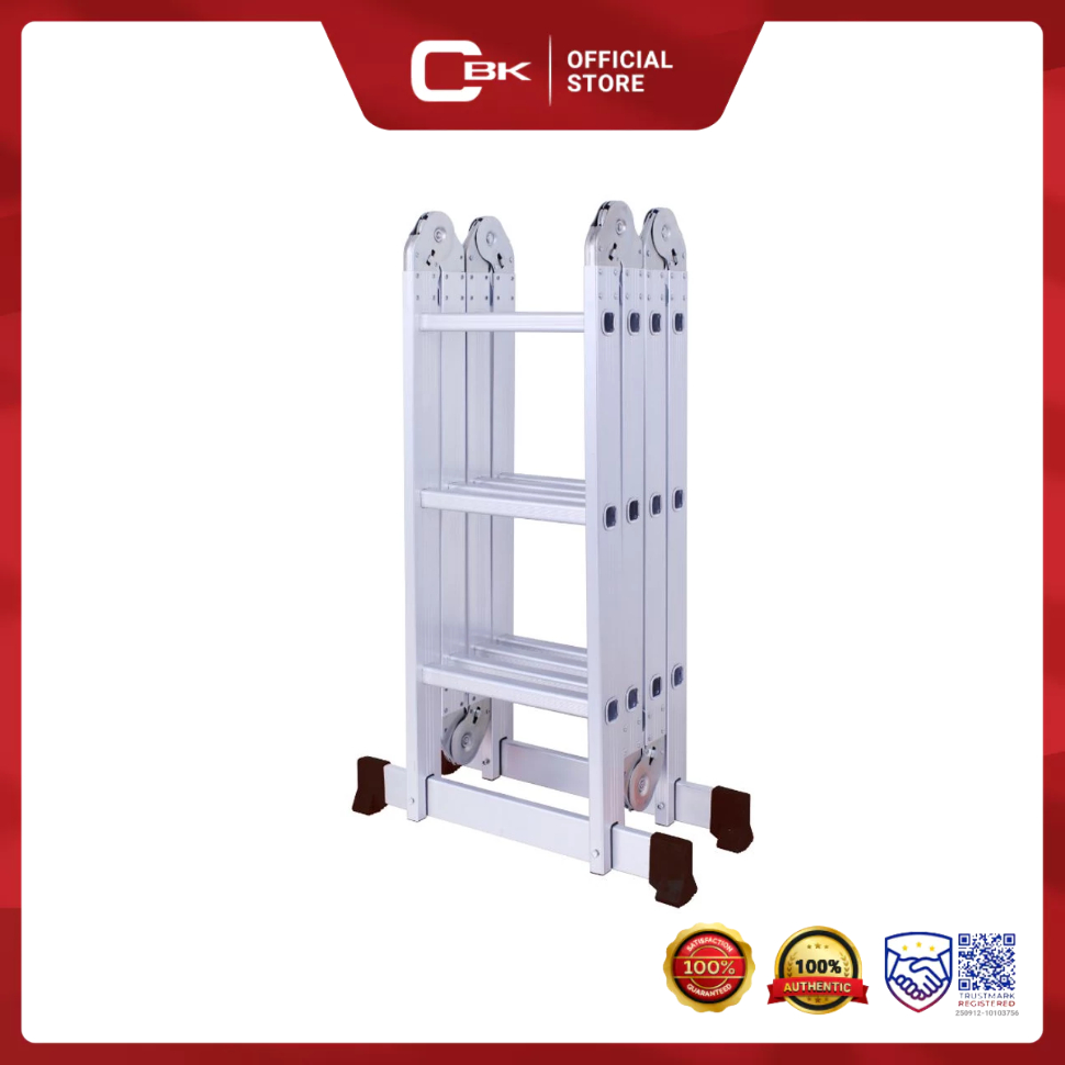 HOMER Multipurpose Ladder 4*3 Step Aluminum HOMAY403 | Shopee Philippines