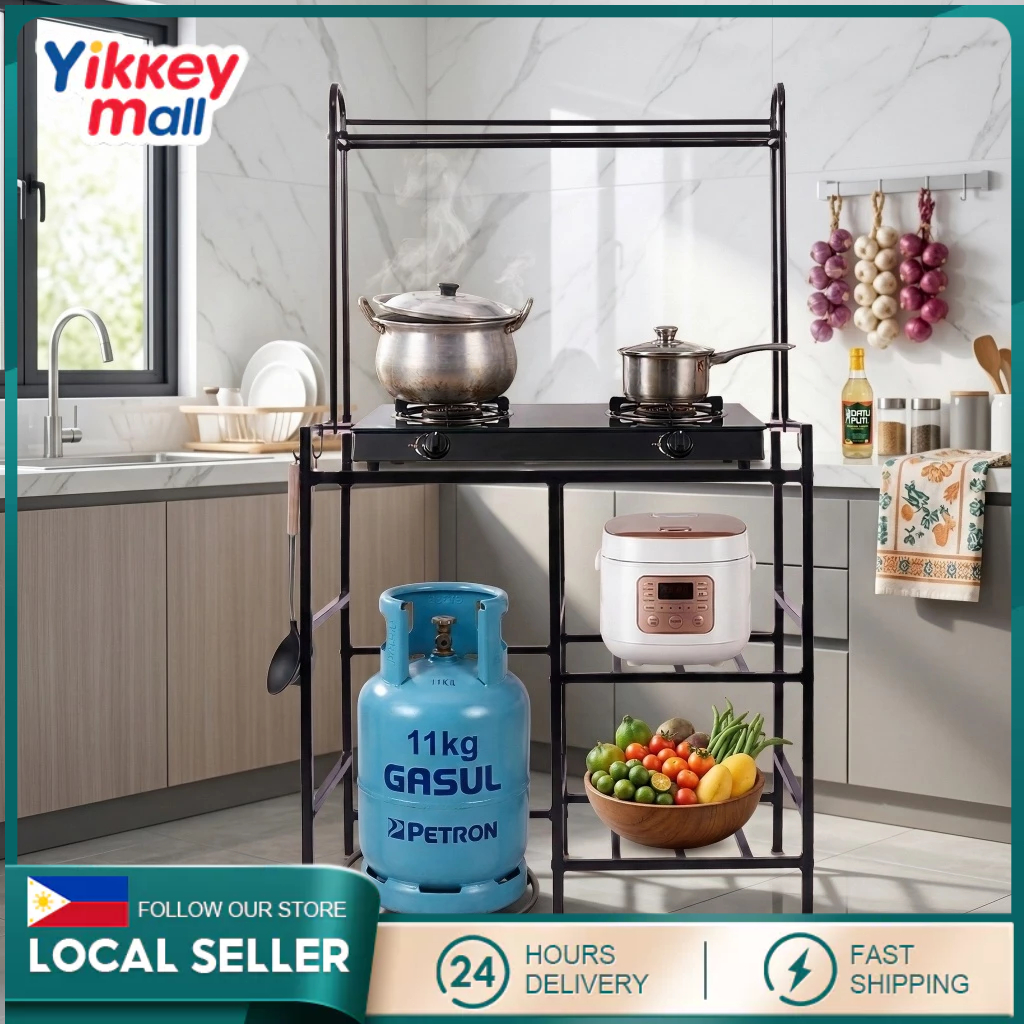 Gas Stove Stand Rack Stove Rack Kitchen Heavy Duty Organizer Stainless ...