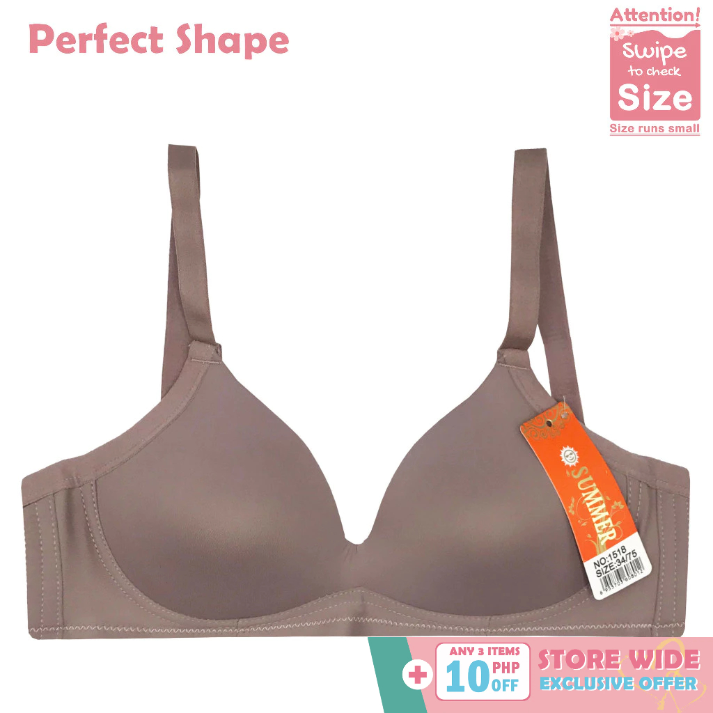 Perfect Shape Cup AB Basic Modal Tshirt Bra for Women Plain Quality ...