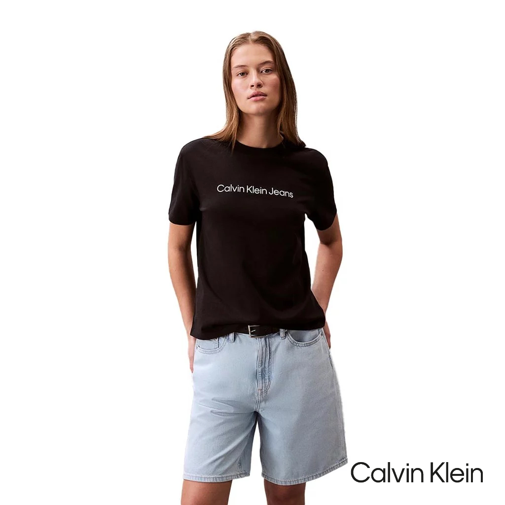 Calvin Klein Jeans Women's Tops Black | Shopee Philippines