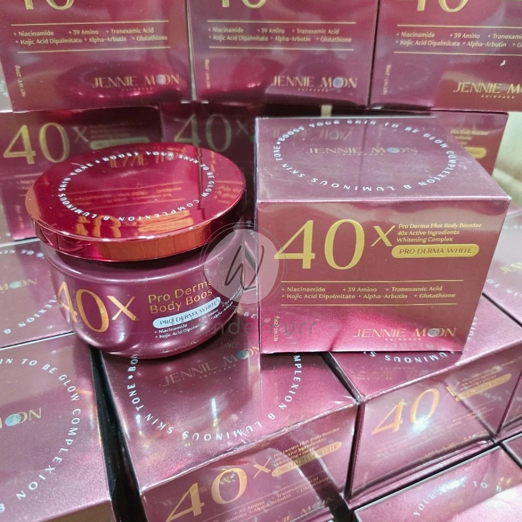 JENNIE MOON 40x Pro Derma Plus Body Booster Whitening 250g [NEW ...