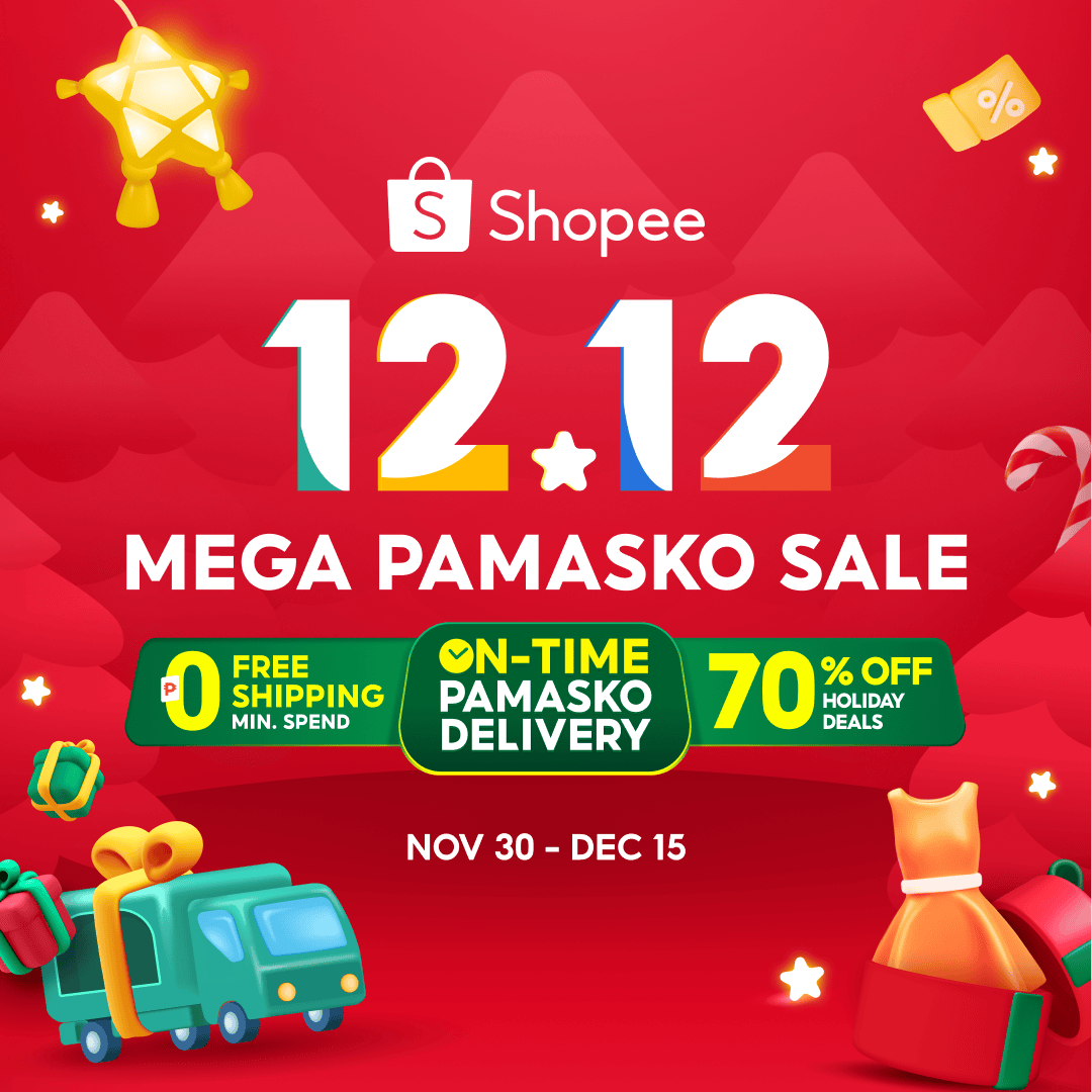 12.12 Mega Pamasko Sale 2025 | Shopee PH