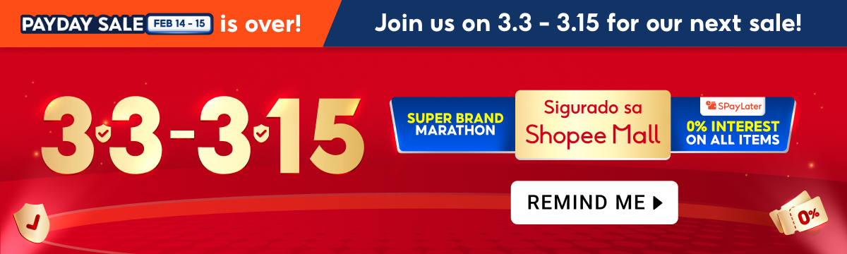 Payday Sale Thank You March 2025 | Shopee PH