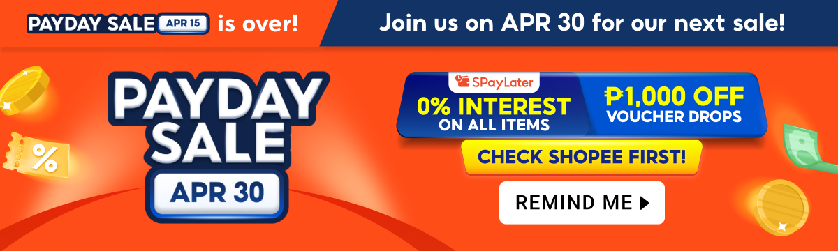 Payday Sale Thank You April 2025 | Shopee PH