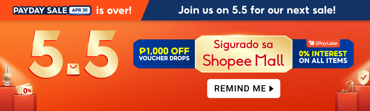 Payday Sale Thank You May 2025 | Shopee PH