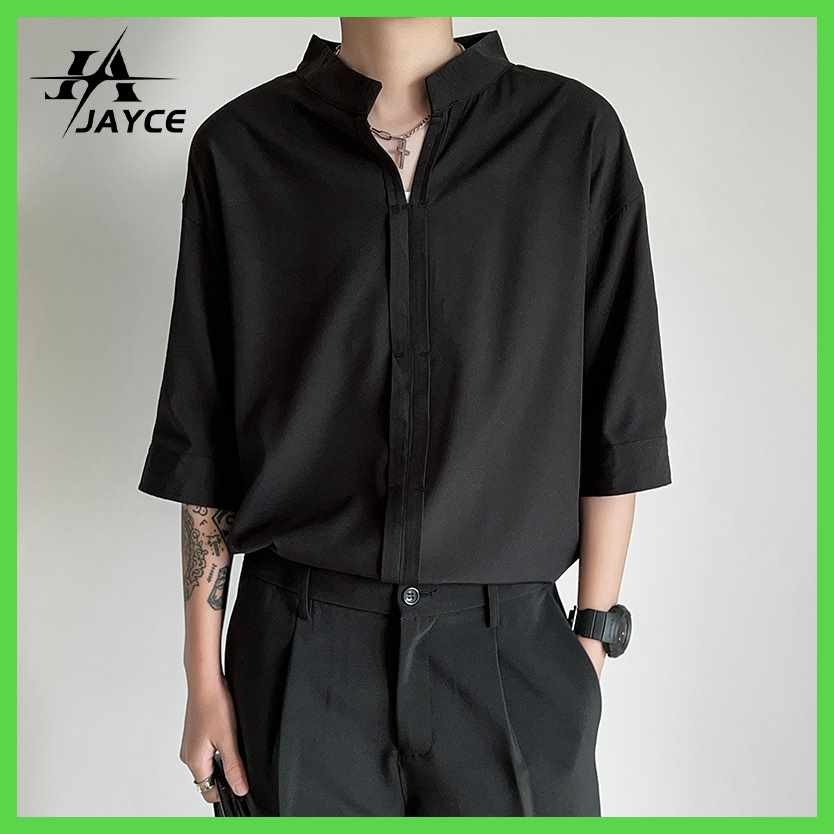 Men'si.Long(fd#Sleeved]f#ShirtdKFashionableAULoosezmPoloLpFordKMen(COD ...