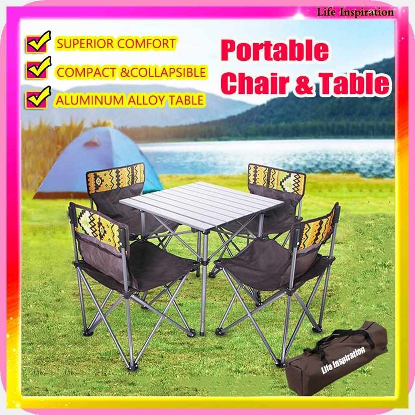 Luxury`PK%5pcs/Set(Ap}Outdoor}Ut)Folding}tz)Table}zs)and}TA)Chair}sT ...